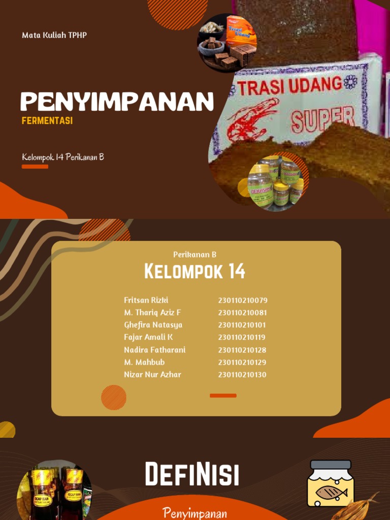 Penyimpanan - Kelompok 14 TPHP | PDF