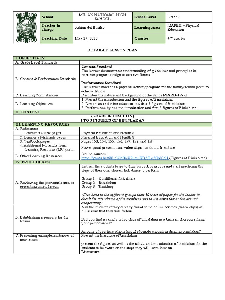 1 To 4 Figures of Binislakan | PDF | Learning | Teachers