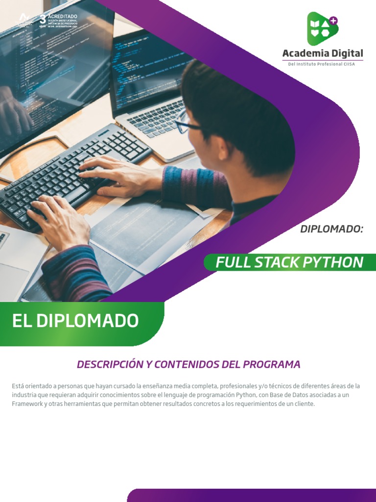 Diplomado Ciisa Full Stack Python | PDF | Bases de datos | Python (lenguaje de programación)