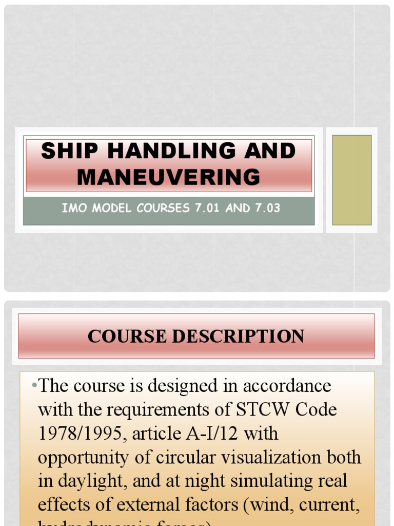 Ship Handling | PDF
