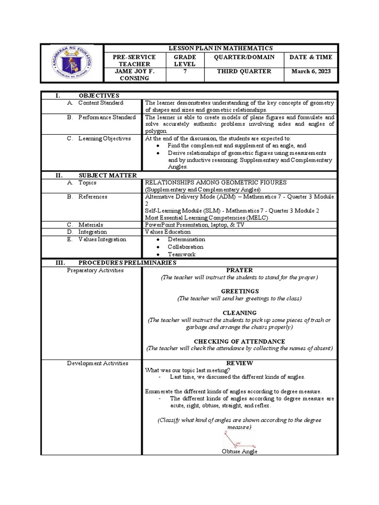 Lesson Plan Day 5 | PDF