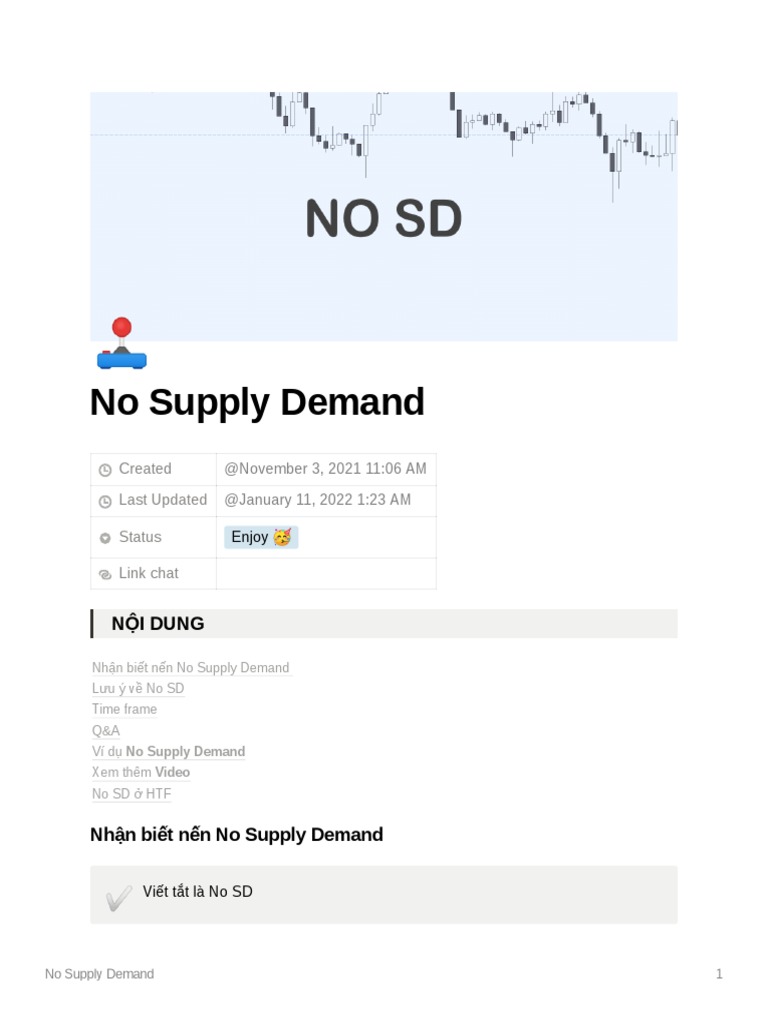 No Supply Demand | PDF