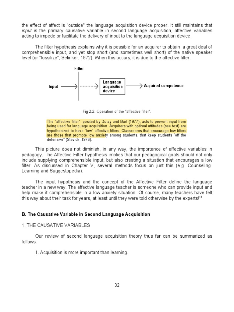 Causative Variables | PDF | Second Language Acquisition | English As A ...