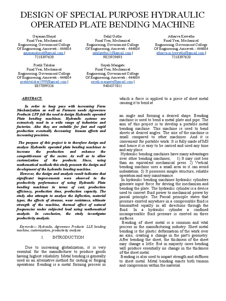 Ieee Research Paper | PDF | Strength Of Materials | Young's Modulus