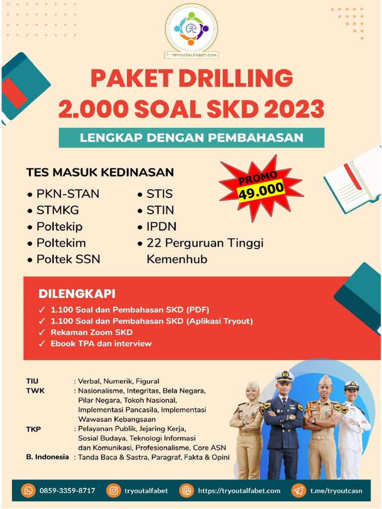 Contoh Soal SKD Cpns Tipe Hots 2023 | PDF
