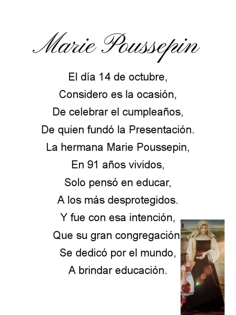 Marie Poussepin Copla | PDF