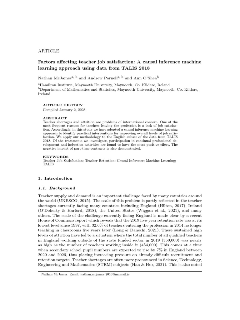 Artikel Job Satisfaction Pdf Mentorship Dependent And Independent