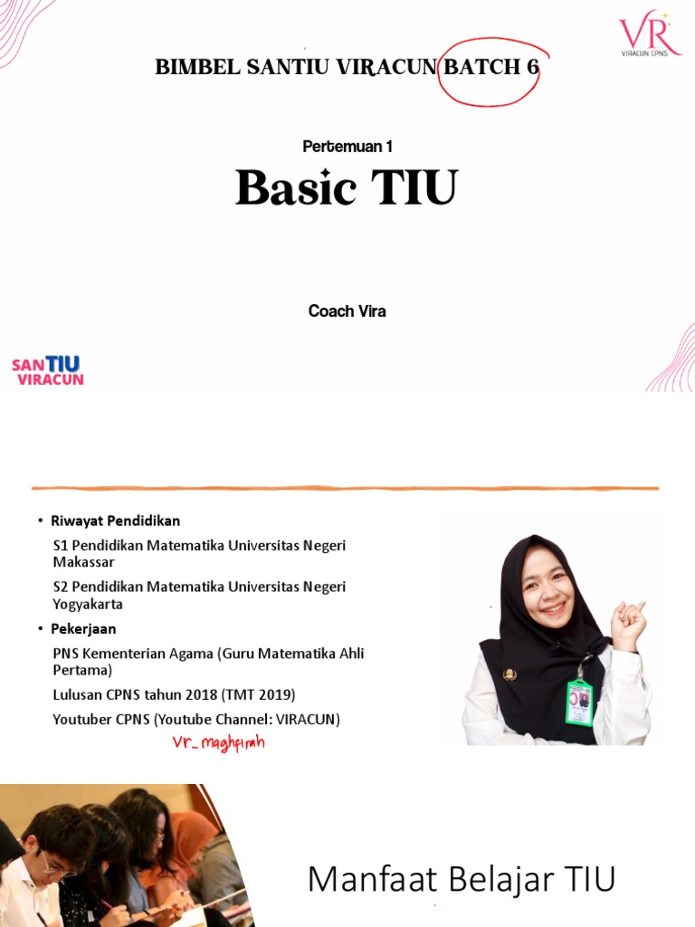 Pertemuan 1 - Basic TIU | PDF