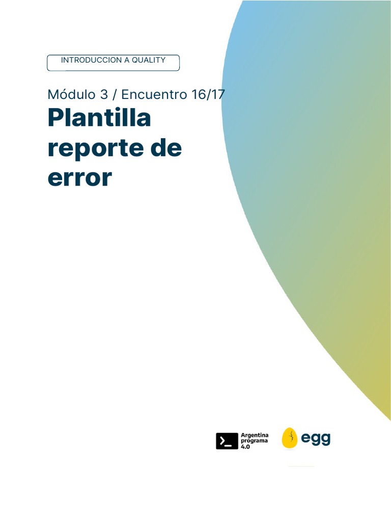 Plantilla Reporte de Errores | PDF | Microsoft Windows | Sistema operativo