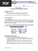 Rounding Significant Figures PDF | PDF | Arithmetic | Mathematics