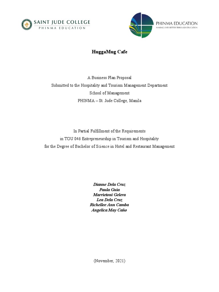 Business Plan BSHM | PDF