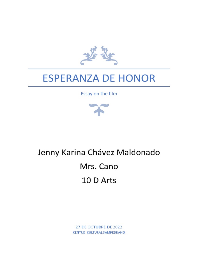 Hope of Honor | PDF | Cognition | Communication