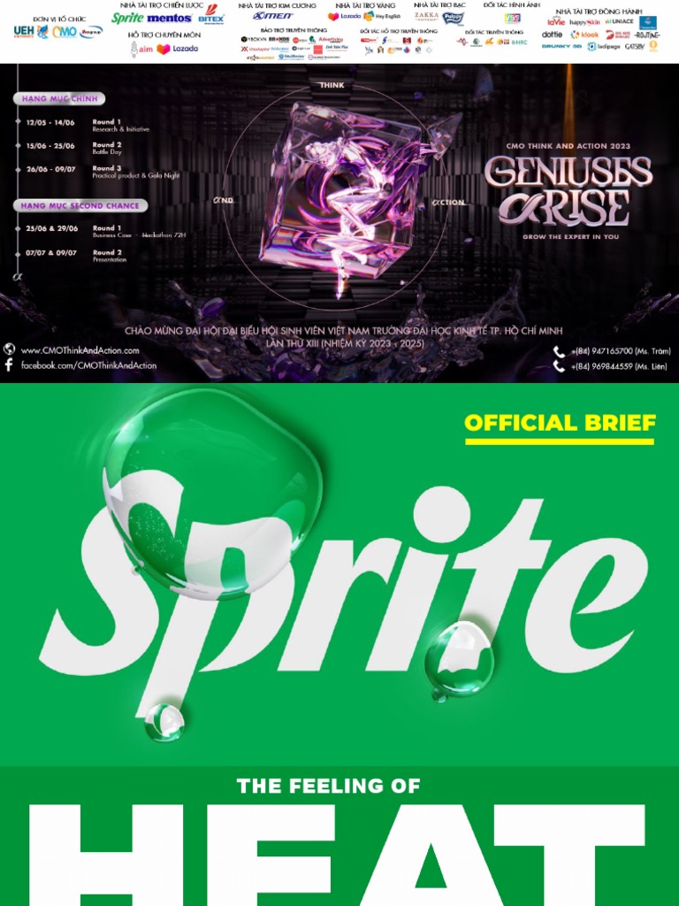 (CMO Think and Action 2023) (Round 1 - Sprite) - Official Brief | PDF | Brand | Marketing ...