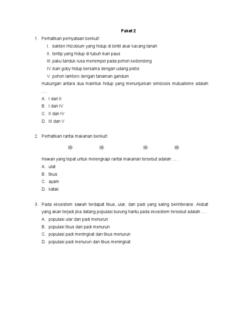 Literasi Sain Paket 2 | PDF