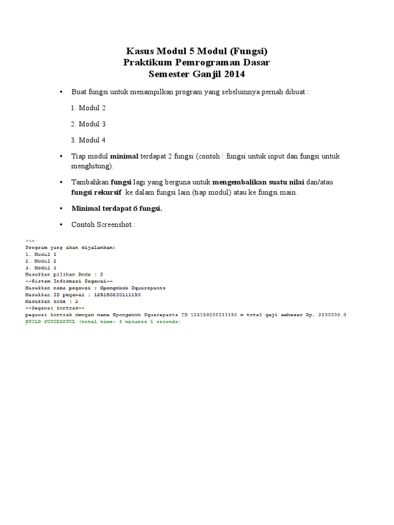 Kasus Modul 5 Method | PDF