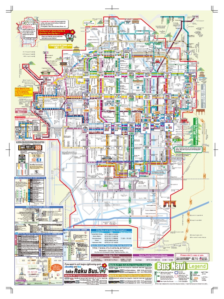 Kyoto Bus Map | PDF