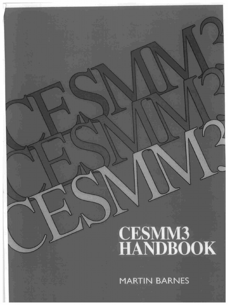 CESMM3 Handbook | PDF