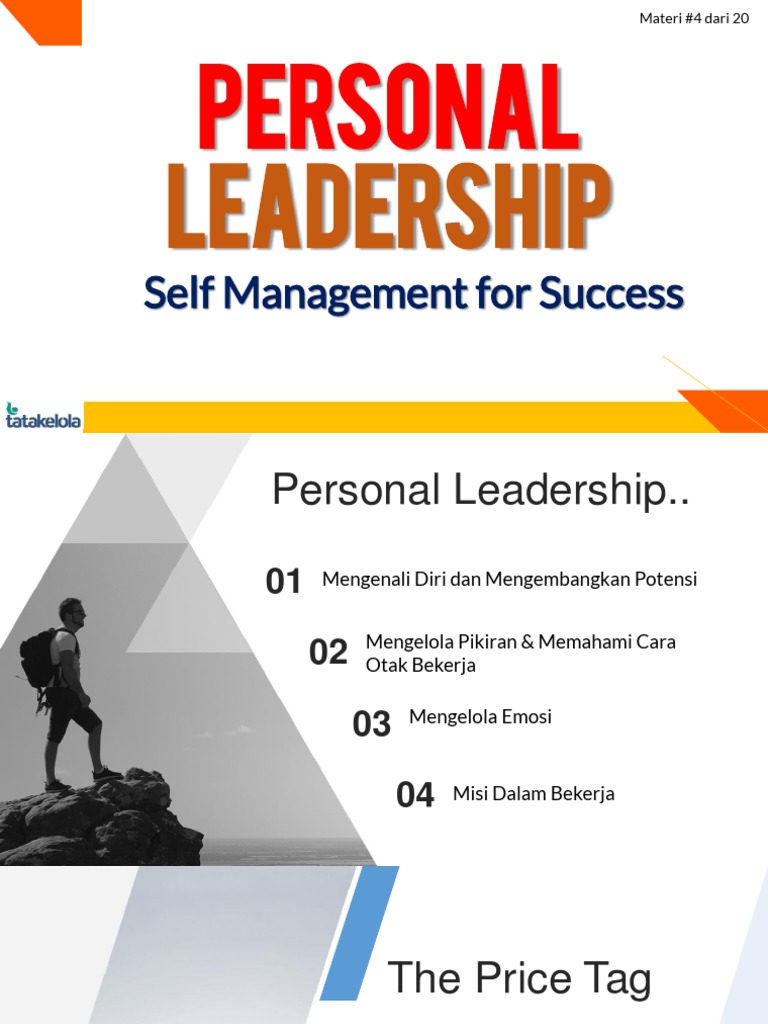UPSELL #4 Personal Leadership - Self Management | PDF