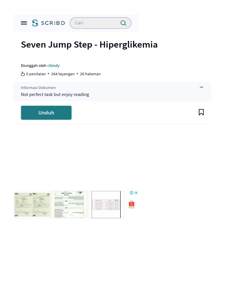 Seven Jump Step - Hiperglikemia - PDF | PDF