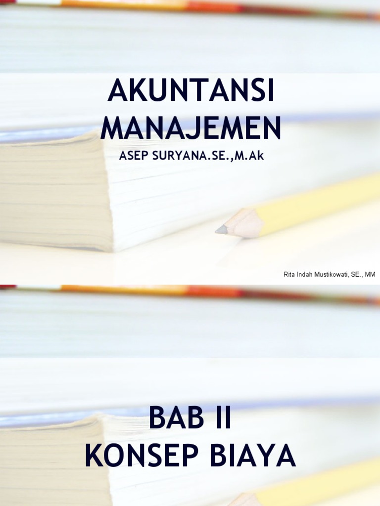 Konsep Biaya | PDF