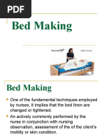 Bed Making Procedures And Guidelines Pdf Bed Bedding
