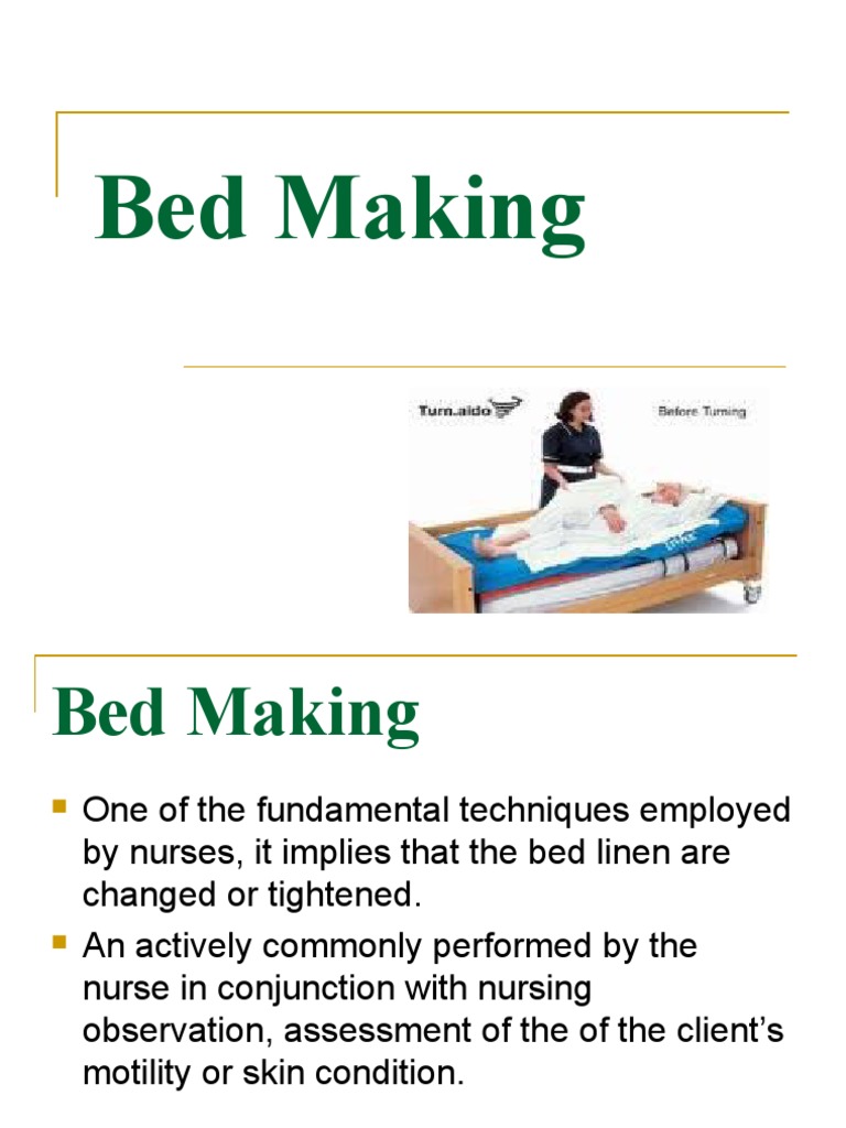 Bed Making | PDF