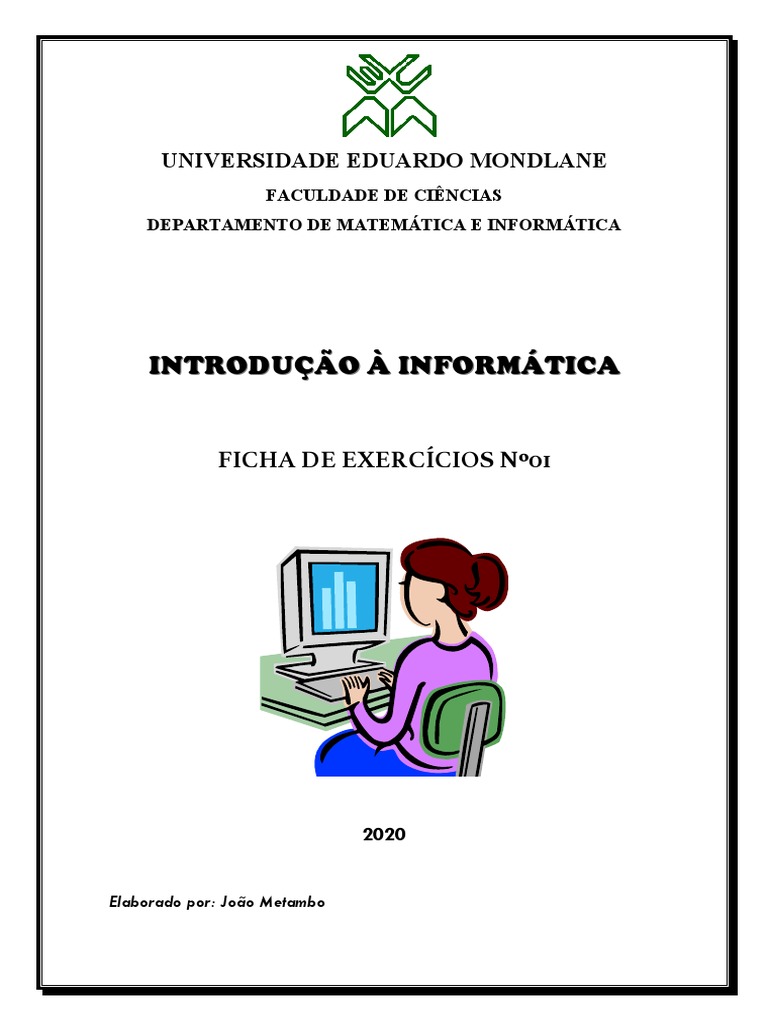 Ficha de Exercicios Introducao Informatica Versao 2020 | PDF | Matriz ...