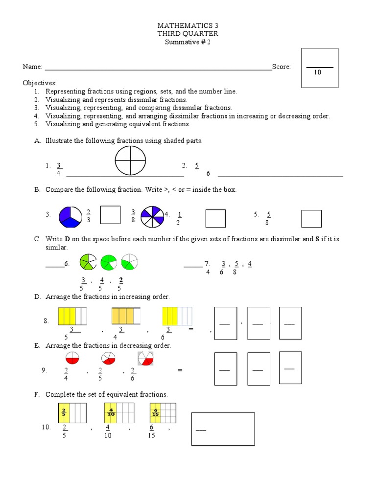 Math 3 Q3 Summative 2 | PDF