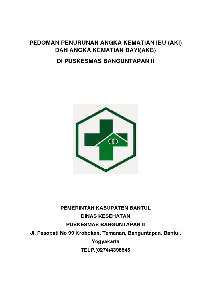 PEDOMAN PENURUNAN AKI&AKB 3 Januari 2022 | PDF