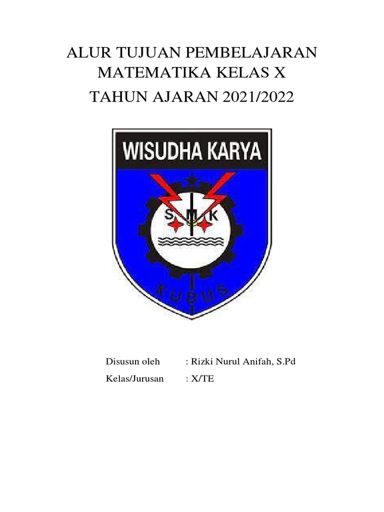Atp MTK SMK Kelas X Te Tahun 2021 2022 Revisi | PDF