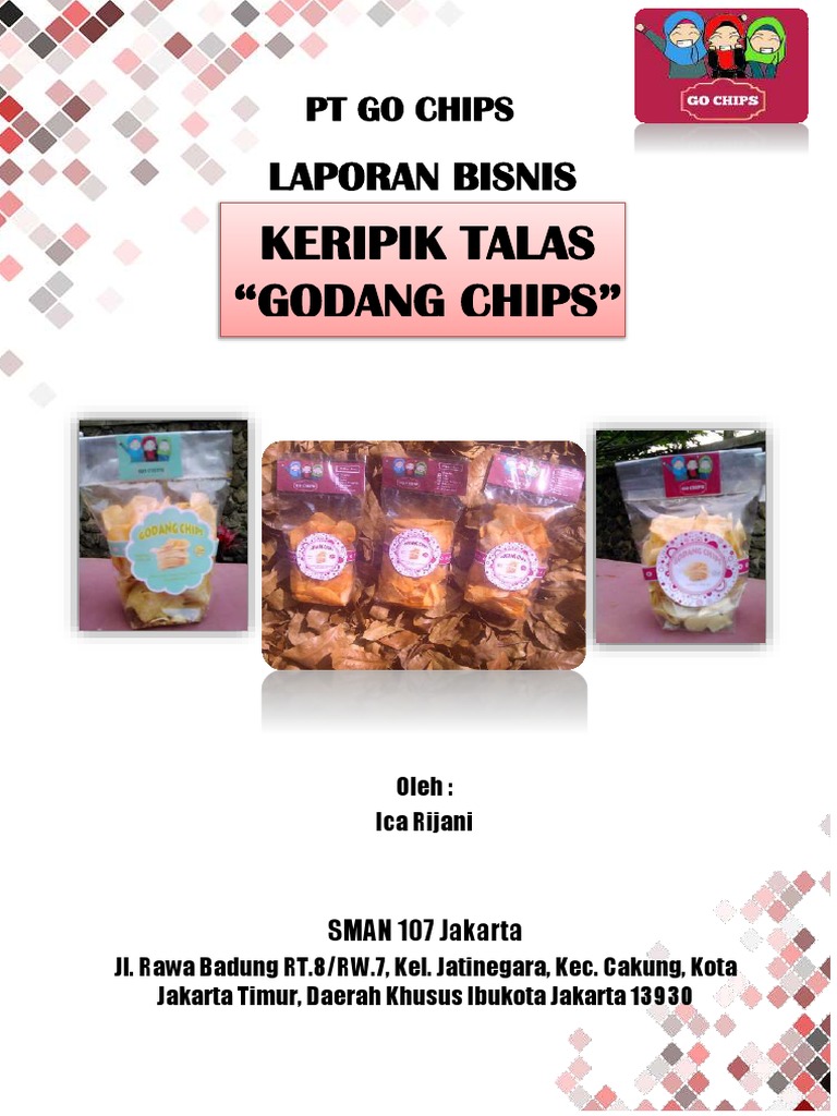 Laporan Bisnis Keripik Talas (Godang Chips) | PDF