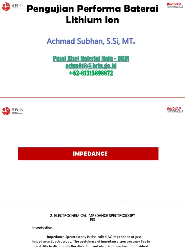Materi Pelatihan IP Subhan 2023 Rabu | PDF | Electrical Impedance | Capacitor