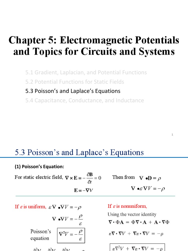 Electromagnetic Potentials in Circuits | PDF | Capacitance | Capacitor