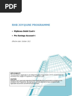 Steps For Account Opening of RHB Pro Savings Account-I - 2024 | PDF ...