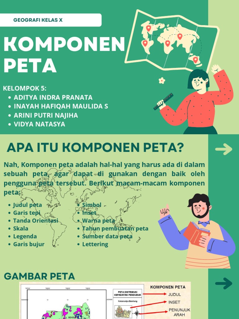 Komponen Peta Kelompok 5 | PDF