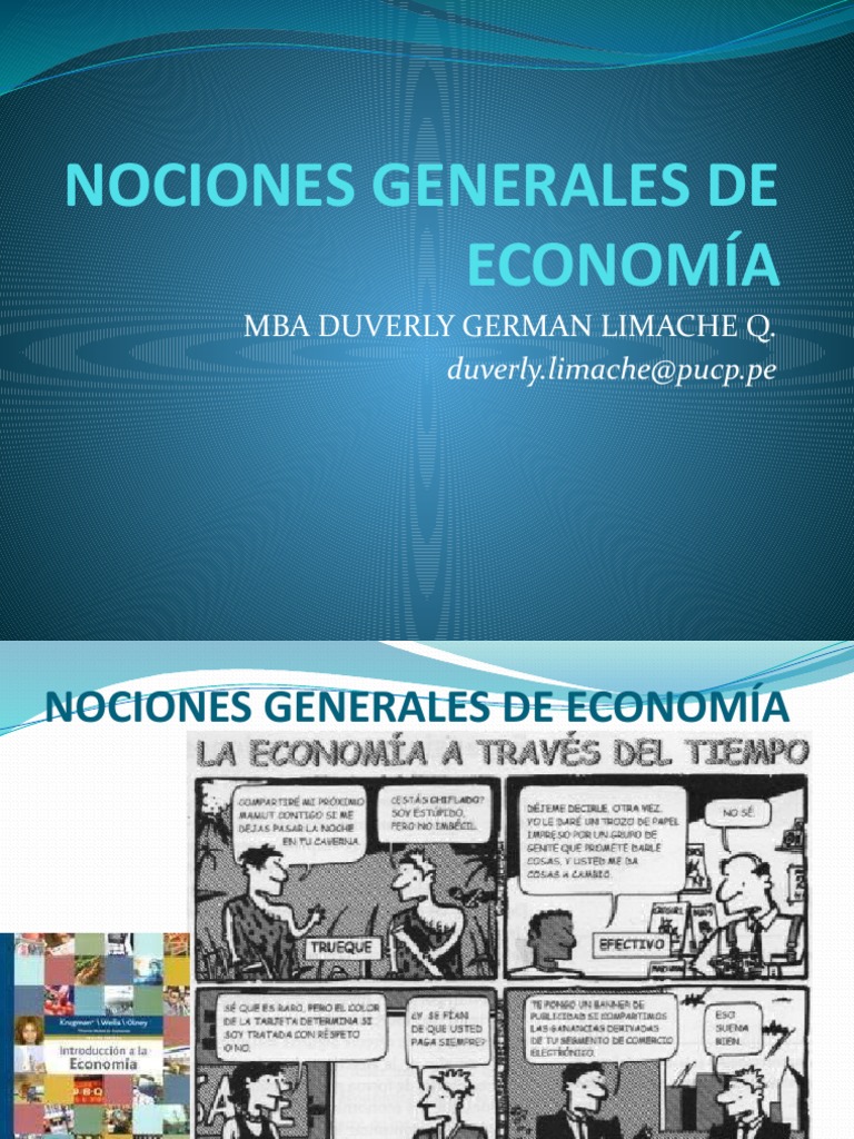 Nociones Generales de Economía | PDF | Ciencias económicas | Economias