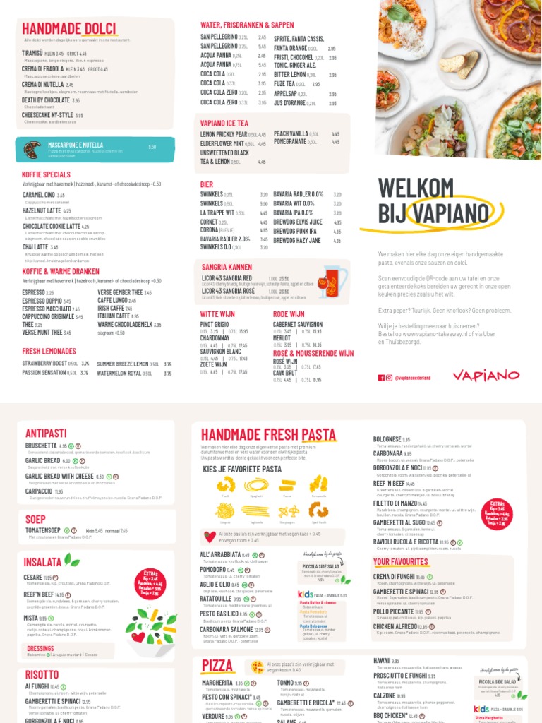 Vapiano - Menu - Final - NL | PDF