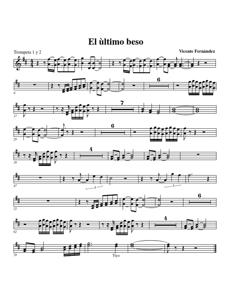 El Ùltimo Beso | PDF