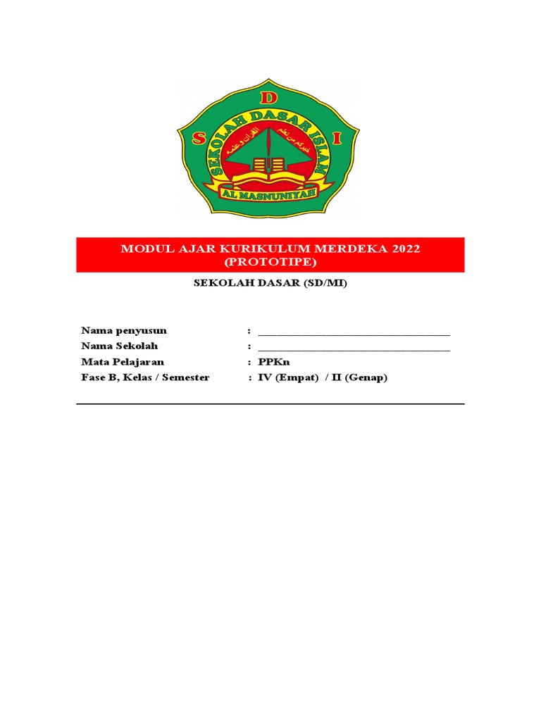 Modul Ajar PPKN Bab 4 Kelas 4 | PDF