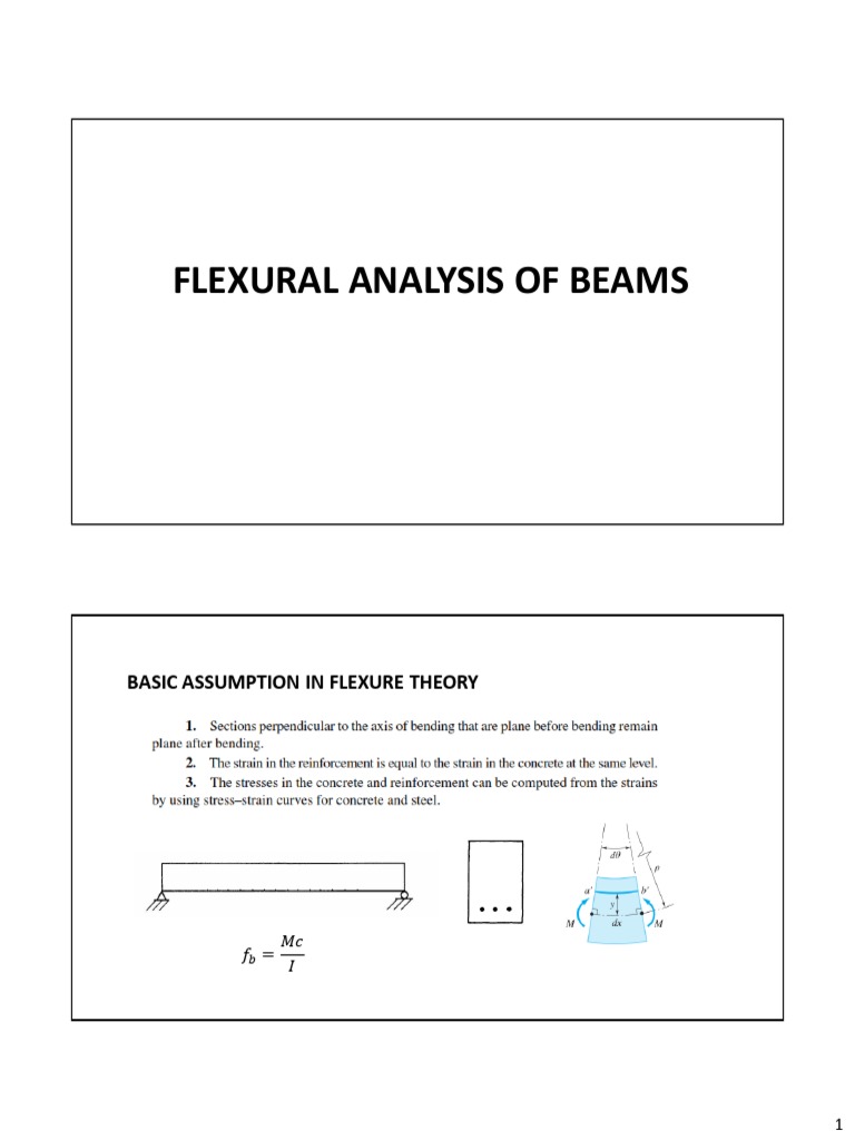 Flexural Analysis of Beams | PDF | Beam (Structure) | Bending