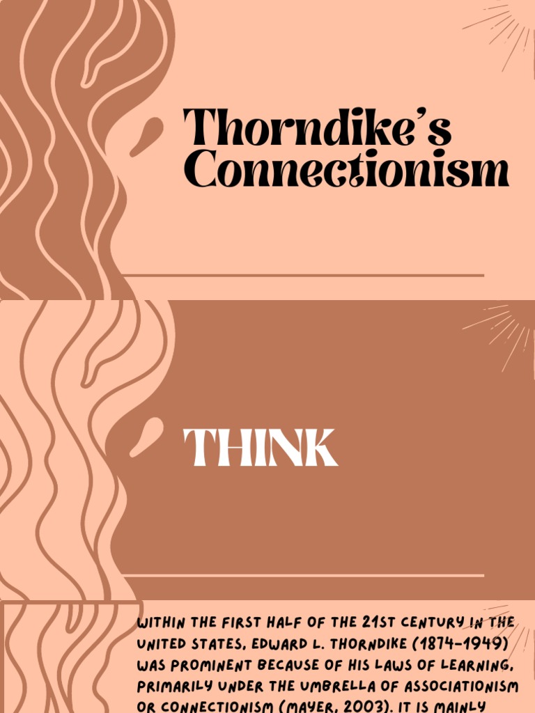 Thorndikes Connectionism | PDF | Learning | Cognitive Science