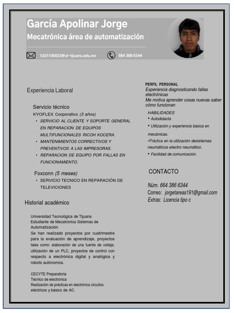CV Jorge | PDF