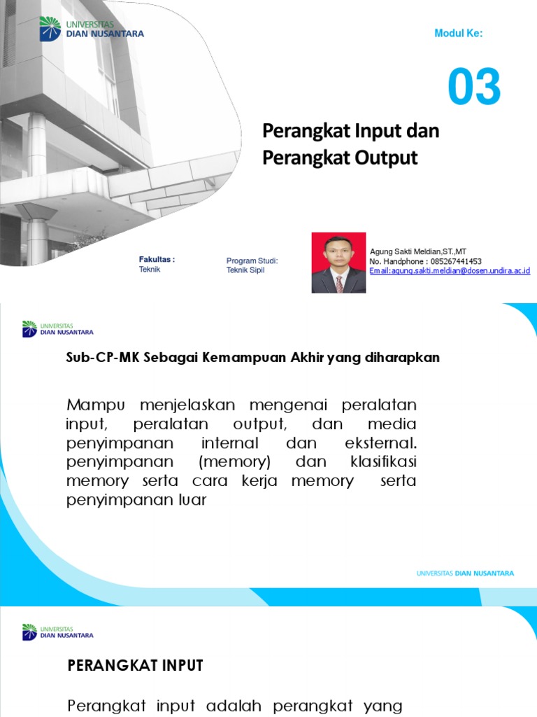 Modul 3 - Perangkat Input Dan Perangkat Output | PDF