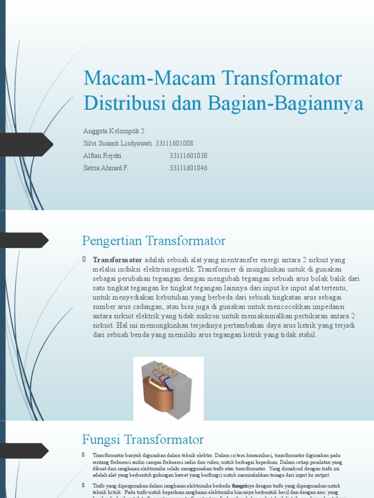 Kelompok 2 - Transformator | PDF | Komputer