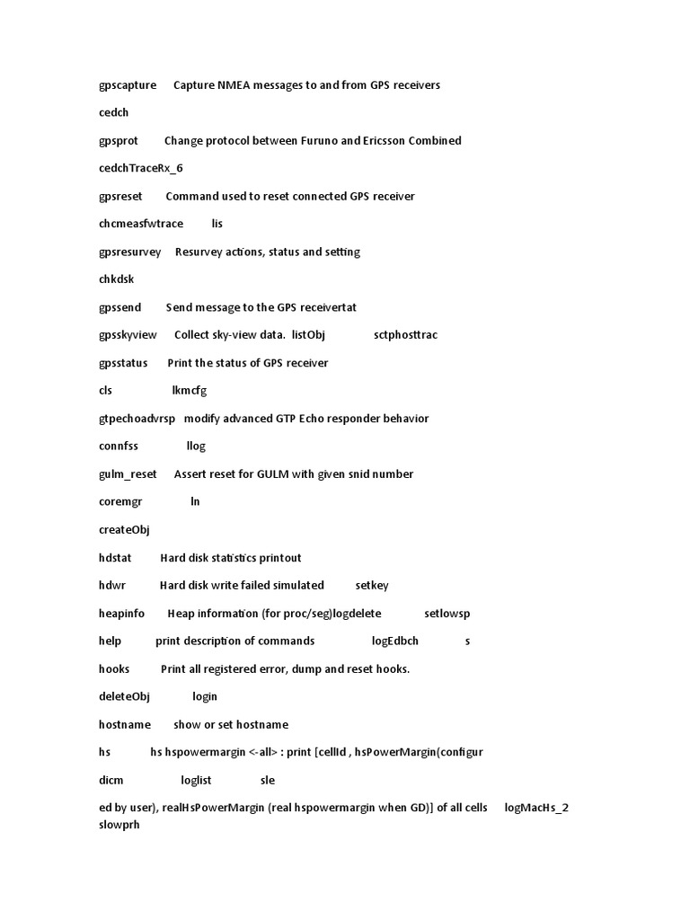 Comandos Do Hyperterminal | PDF | Computing | System Software
