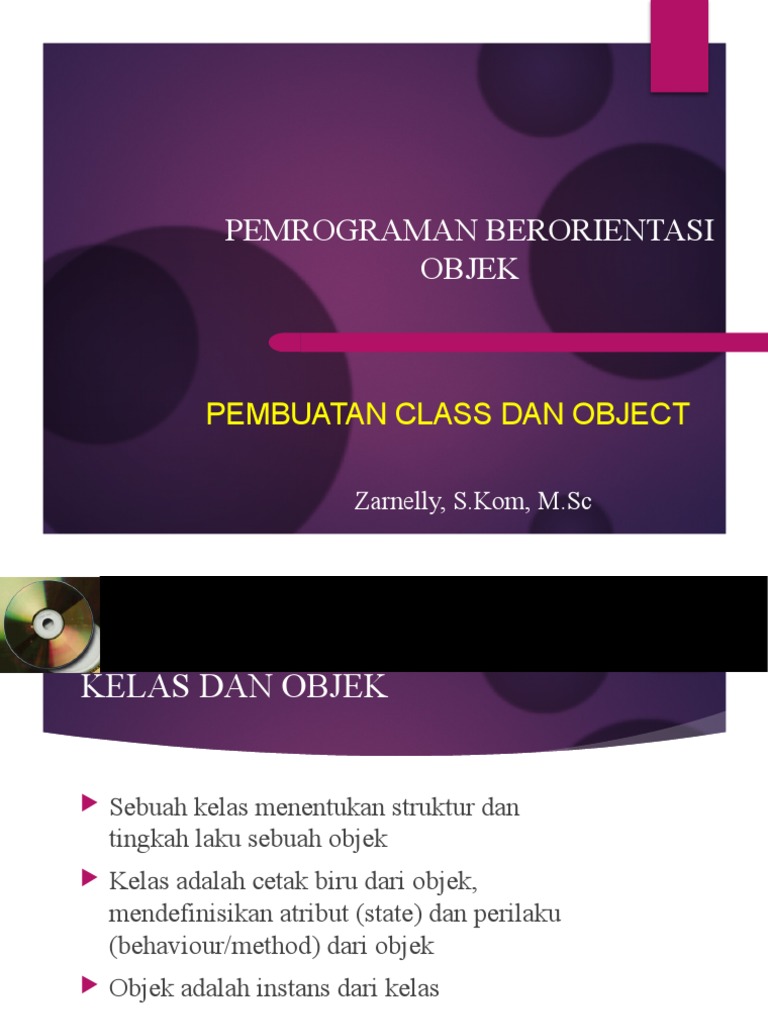 Kelas dan Objek dalam Pemrograman OOP | PDF | Komputer