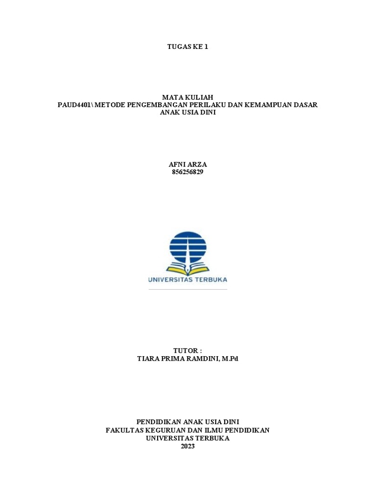 Modul Ajar (Tugas Buk TIARA) | PDF