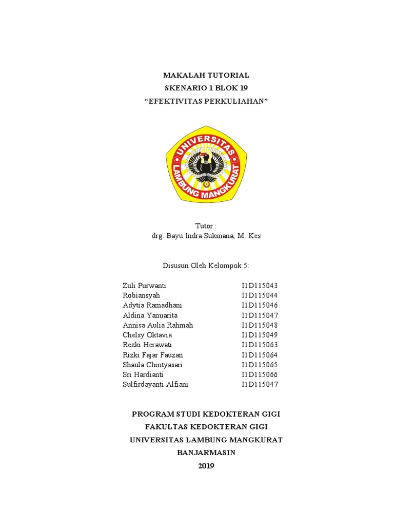 Cover Dan Kata Pengantar Ske 1 Blok 19 | PDF