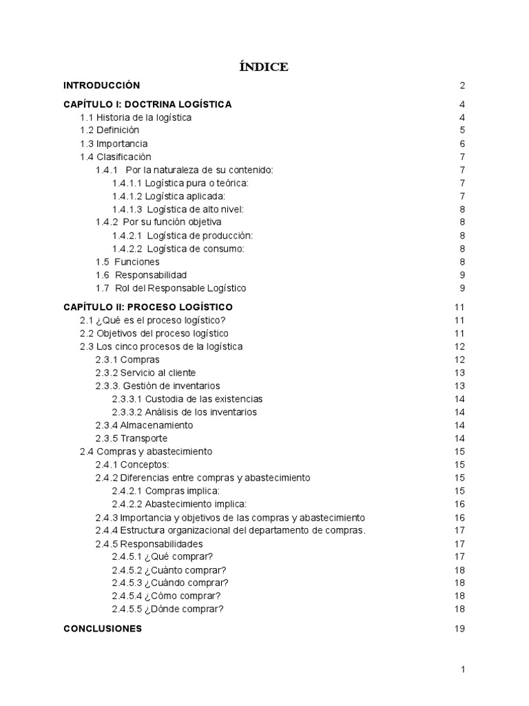 Doctrina y Proceso Logistico | PDF | Logística | Calidad (comercial)