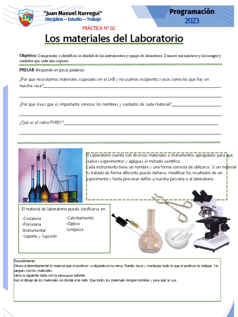 Los Materiales Del Laboratorio | PDF